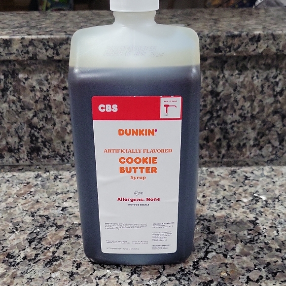 Dunkin | Kitchen | Cookie Butter Syrup Black | Poshmark